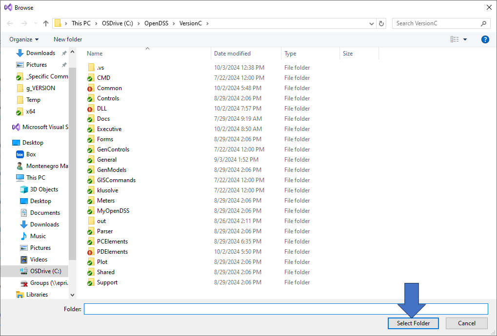 Compile using MSVS (Windows)